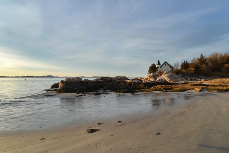 Lighthouse Under Winter Skies - Squam Creative Services